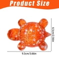 CHENjy Resin Turtle Mini Quicksand Glitter Seashell Figurine Desktop ...