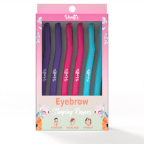 Nylea 6-Pack Women's Eyebrow Razor Trimmer | Extra Precision | Peach ...