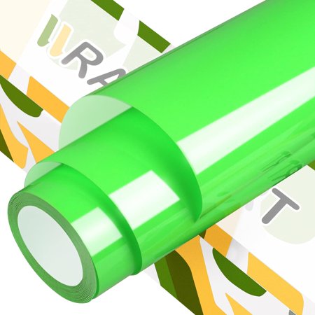 HAHDAXIA Puff Vinyl Heat Transfer Green,10"x8ft Glow in The Dark 3D ...
