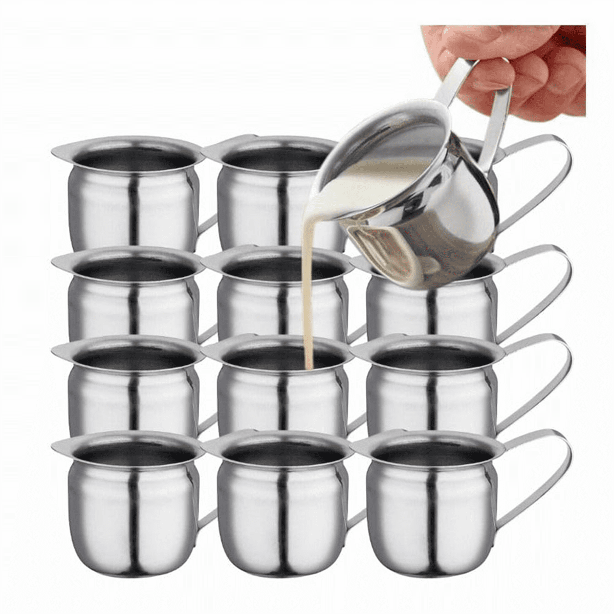 Click here for Unbranded 12pcs Stainless Steel Coffee Creamer  Es... prices
