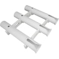 Pactrade Marine Fishing Rod Holder - Triple-Tube Rack (2-Pack) - UV ...
