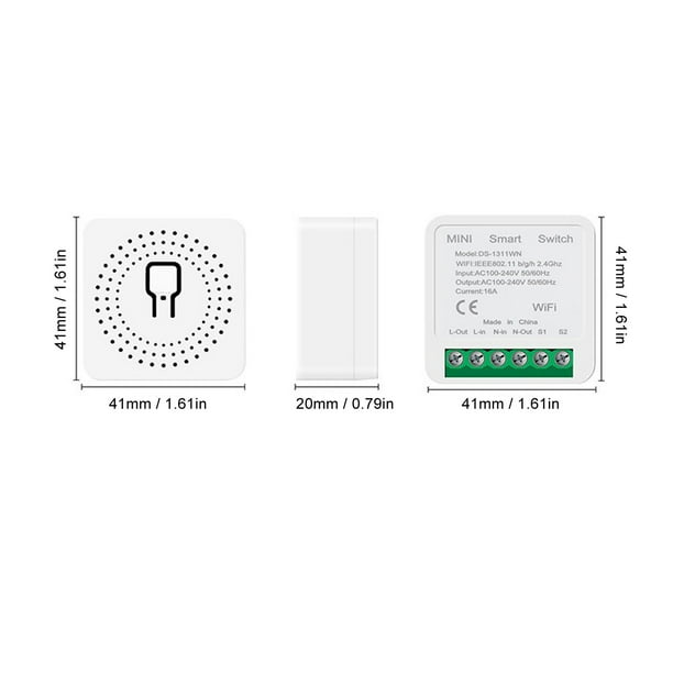 Smart Wi Fi Switch Module,Mini Smart WiFi Switch DIY Smart Light Switch ...