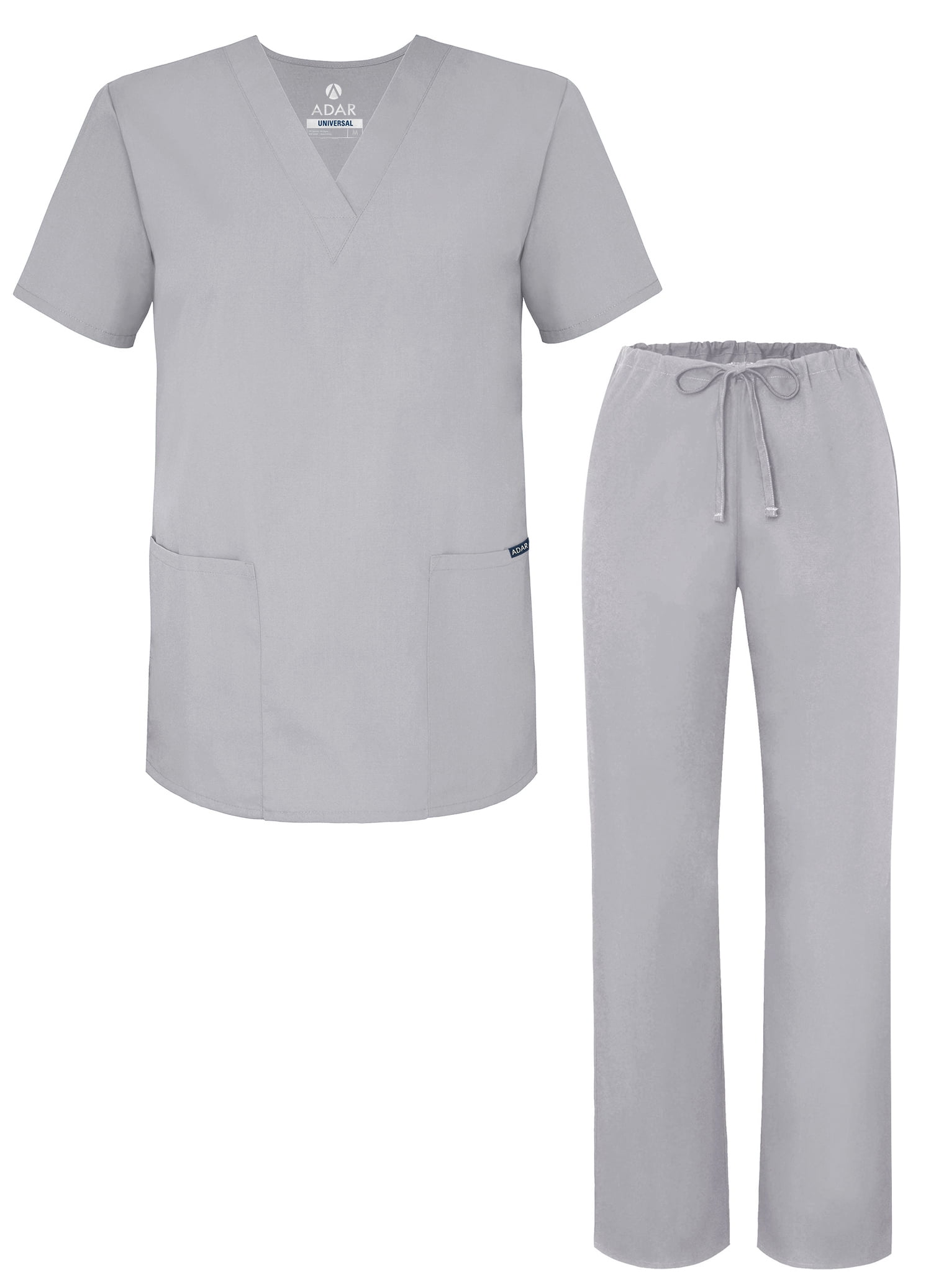 Adar Universal Unisex Scrubs - Unisex Drawstring Scrub Set - Walmart.com