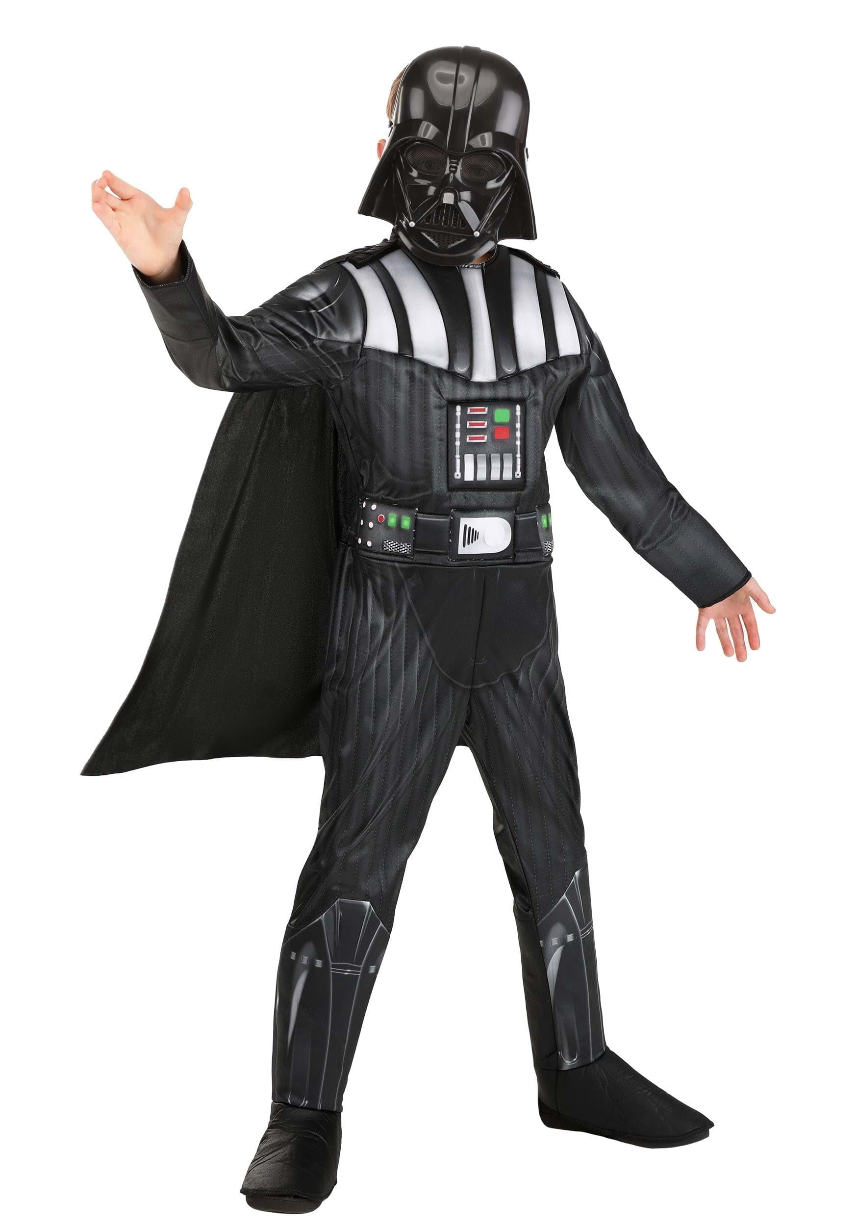 Disfraz Jazwares STAR WARS Deluxe de Darth Vader para niños, tamaño ...