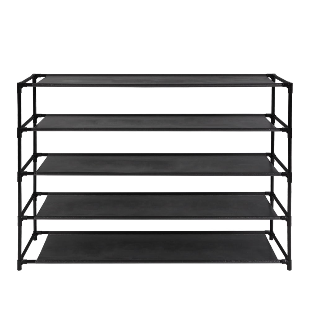 Simple Assembly 5 Tier Shoe Rack Detachable Non-Woven Waterproof Fabric ...
