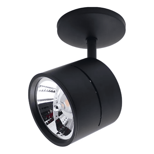 Lámpara Spot de Sobreponer Tecnolite Dirigible 60 W Sin Foco negro ...