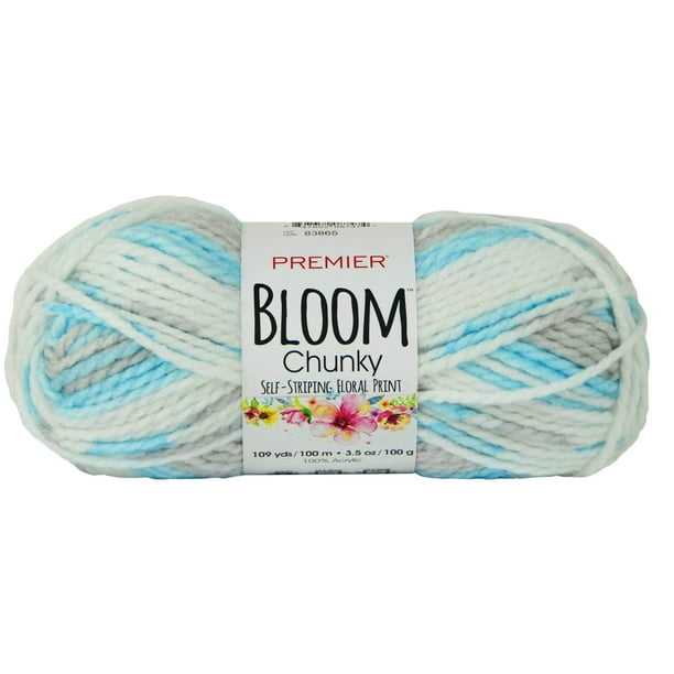 Premier Bloom Chunky Yarn - Bluebell - Walmart.com