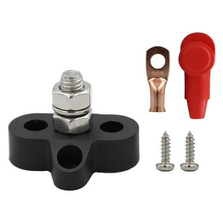 power Junction Post Block Heavy Duty, 48V Insulated Terminal Stud ...