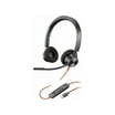Poly Blackwire 3325 Headset, Black - Walmart.com