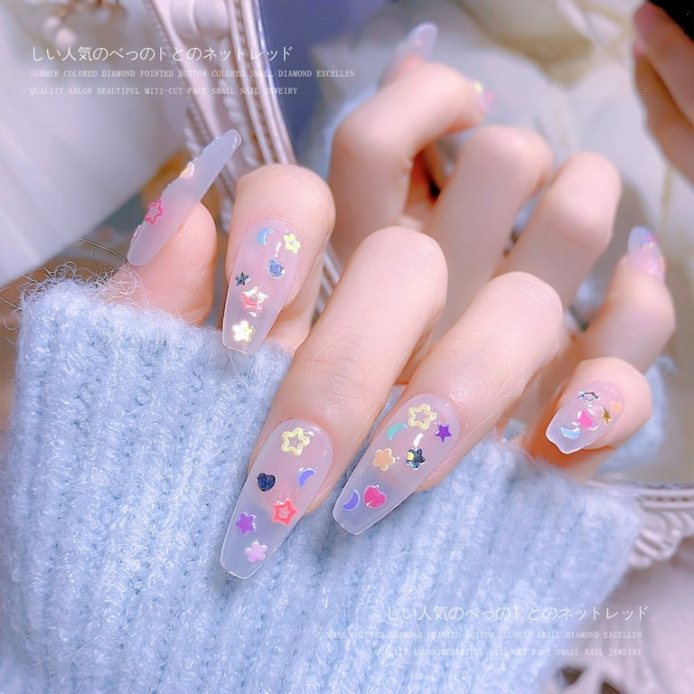 Cute Simple Glitter Nails