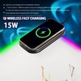 Large RGB Wireless Charging Mouse Pad Racing Splash Pattern14 LED Modes ...