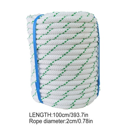 Safety Rope 10 Meters Nylon Static Climbing Equipment Working at ...