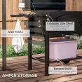 Charcoal Grill, BBQ with Adjustable Height, Portable Barbecue with ...