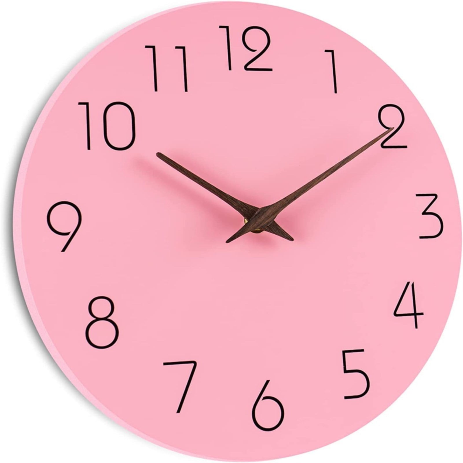 Click here for Meiiso Discounted Stock! Clock Pink  Wooden Wall C... prices