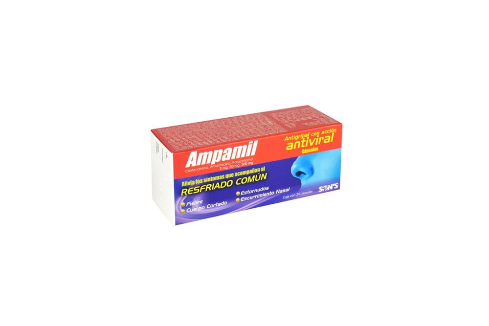 AMPAMIL 3/50/300MG CAP C24 VASO BOTELLA | Walmart en línea