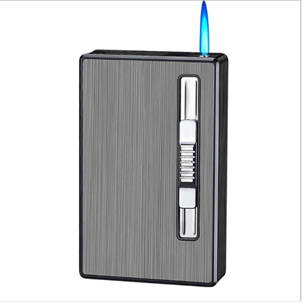 Automatic Cigarette Case Dispenser with Built in Torch Butane Lighter ...