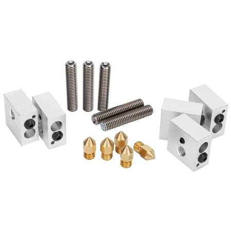 FLAMEEN Heating Block For Makerbot,3D Printer Nozzle,Aluminum Heating ...