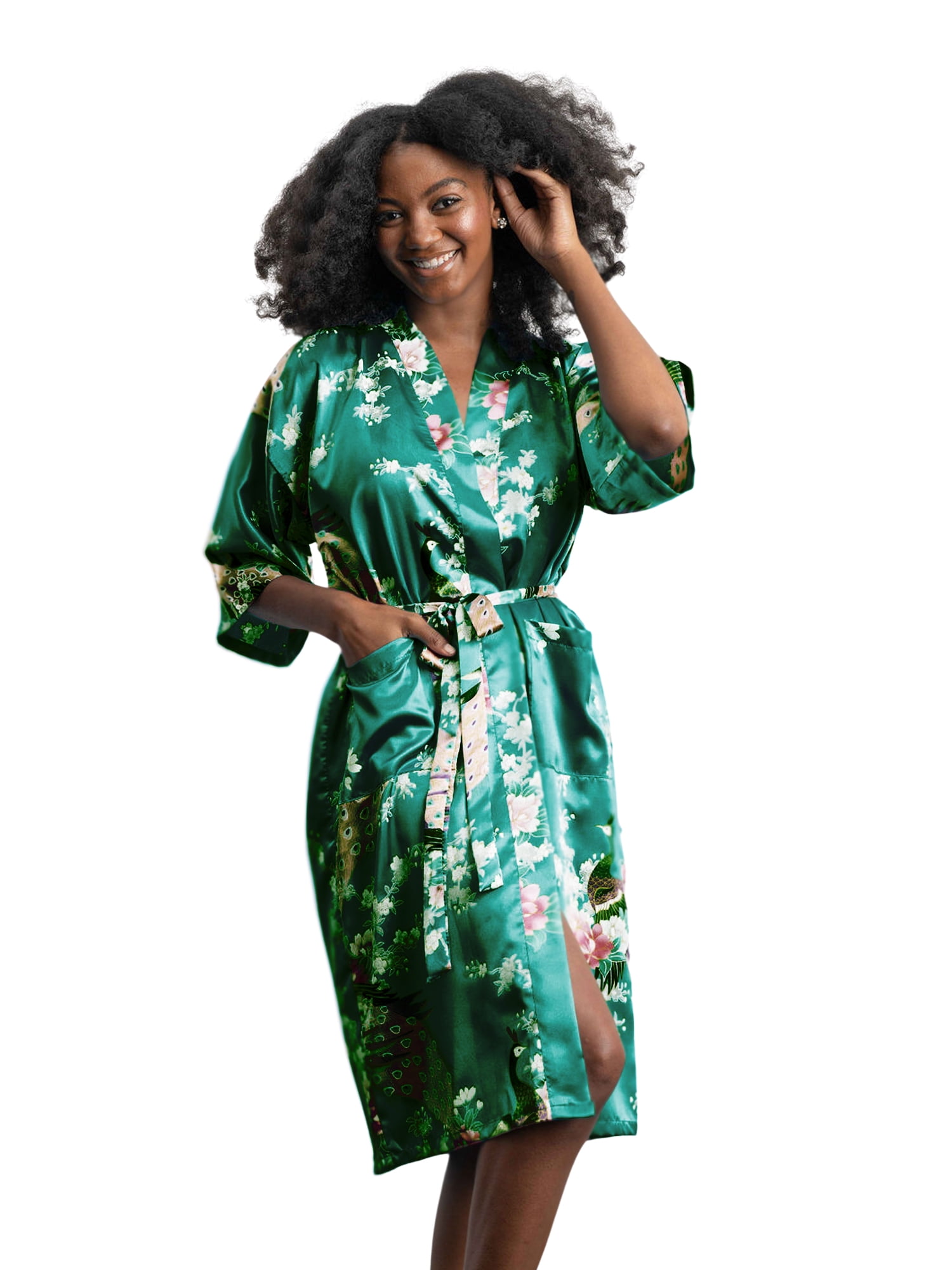 Medium Length Womens Robes, Sizes 2 to 18, Bride and Bridesmaid Robe ...