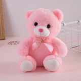 Pink LED Teddy Bear Stuffed Animal Plush Toy, Glow in The Night ...