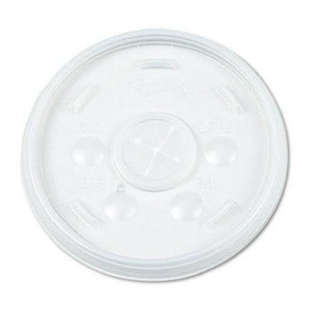 Dart 20JL Plastic Lids For Foam Cups, Bowls And Containers, Flat ...