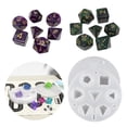 1pc DIY Dice Silicone Molds Resin Casting Molds for UV Resin Epoxy ...