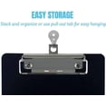 1InTheOffice Small Clipboards 6x9 Plastic Memo Size, Translucent Blue ...