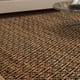 Superior Natural Diamond Collection Hand Woven Jute Rug - Black ...
