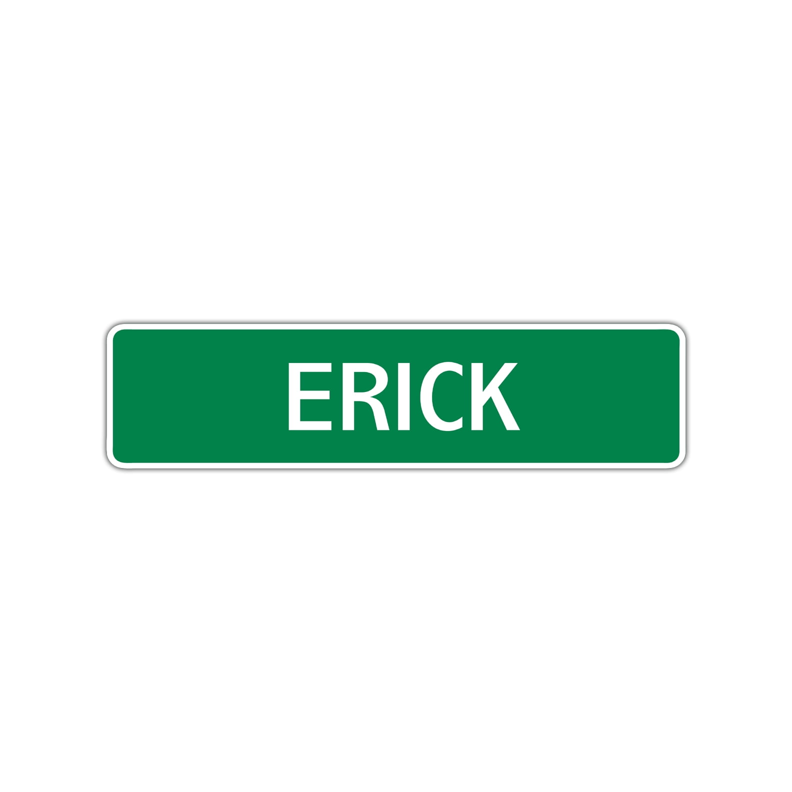 Erick Boys Letter Printed Label Indoor Outdoor Children Name Wall ...