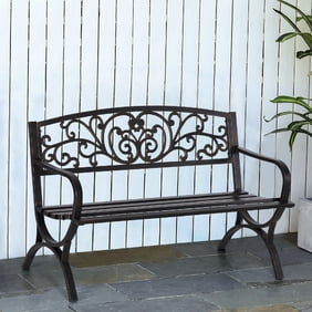 Innova Regis Promo Loveseat Cast Iron/Cast Aluminum Outdoor Bench ...