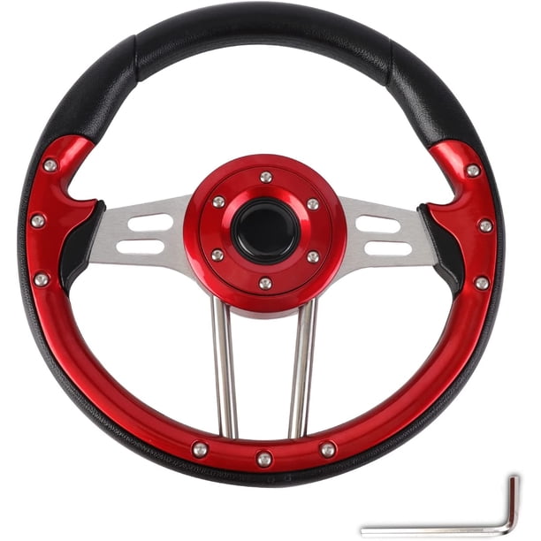 Racing Style EZGO Steering Wheel Fit EZGO TXT&RXV Yamaha Universal Golf ...