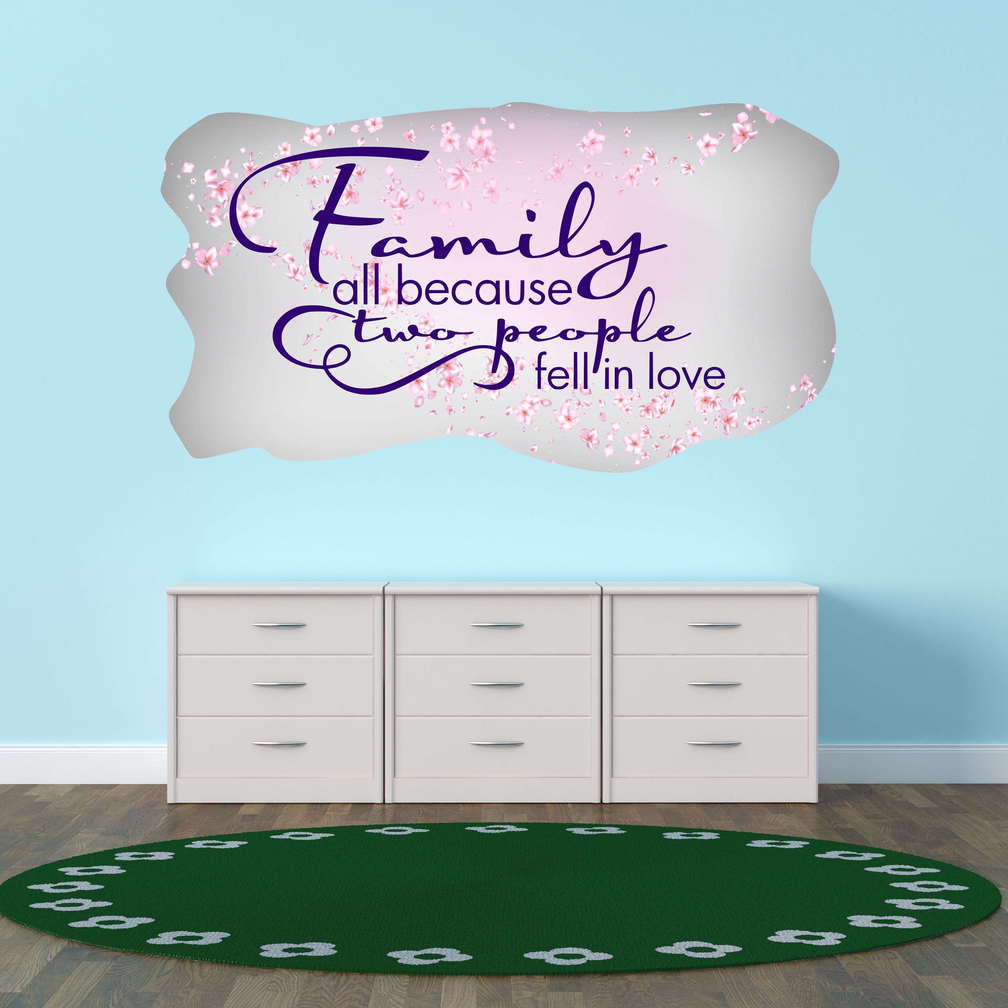 Quotes & Sayings Wall Decals for Children Bedroom - Love Sign Poster ...