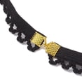 5pcs Brass Double Layer Star Tassel Thigh Leg Chains Black Elastic ...