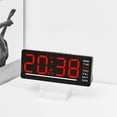Sleekly Digital Clock With Large Screen And Easy To Read Time And Date ...