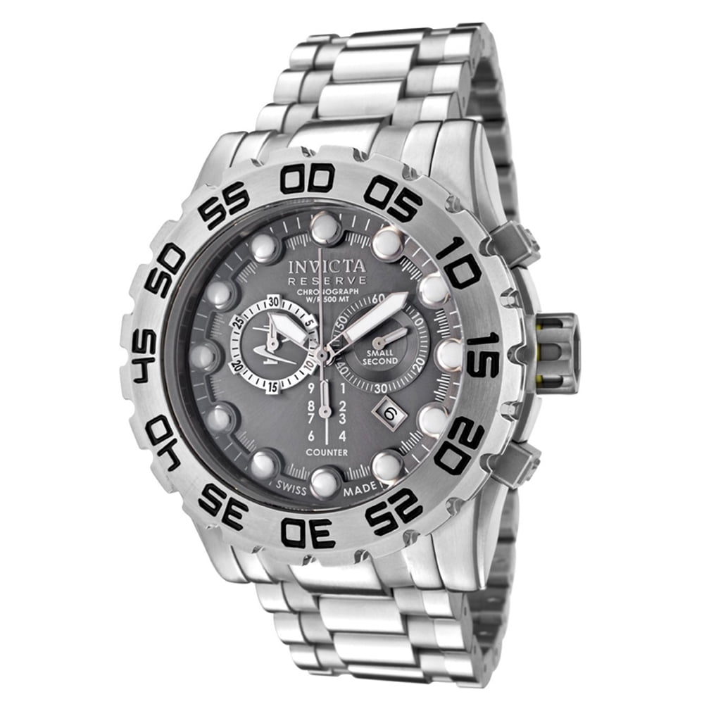 Invicta Men's 0811 Reserve Leviathan Stainless Steel Gray Dial ...