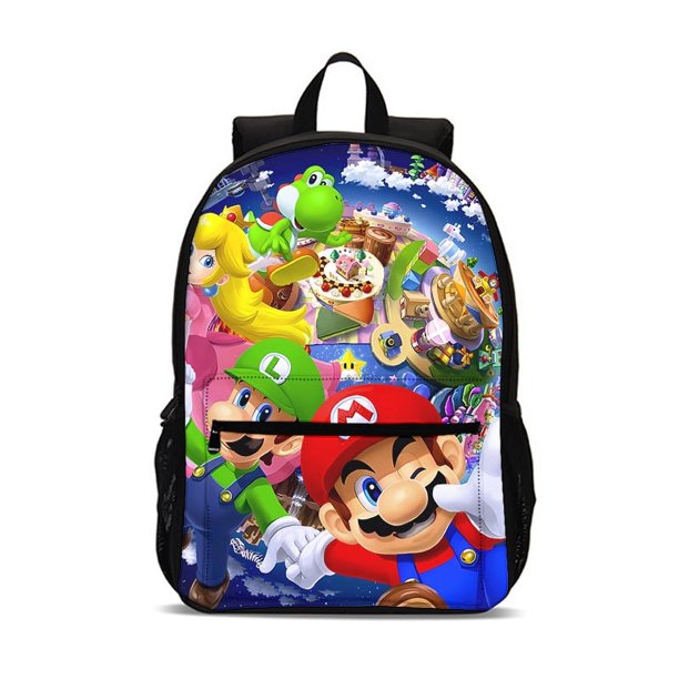 Super Mario Three-piece Bag, Student Backpack, Backpack, Bag, 3D ...
