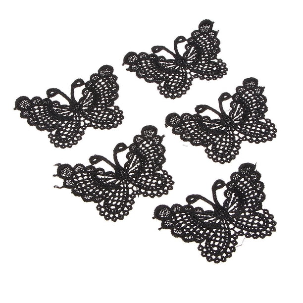 5pcs Butterfly Lace Applique Patch DIY Motif Cloth Accessory - Walmart.ca