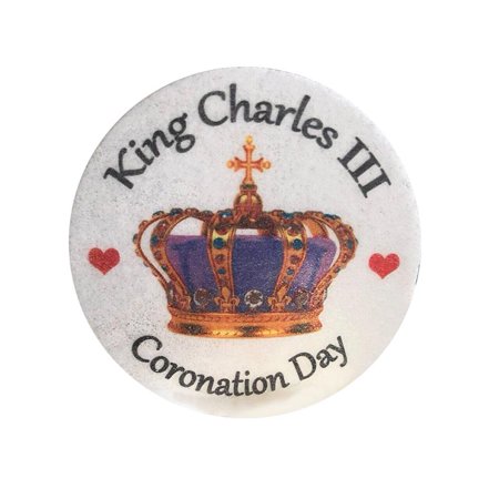Precut Coronation Day King Charles Edible Wafer Paper Topper Cake ...
