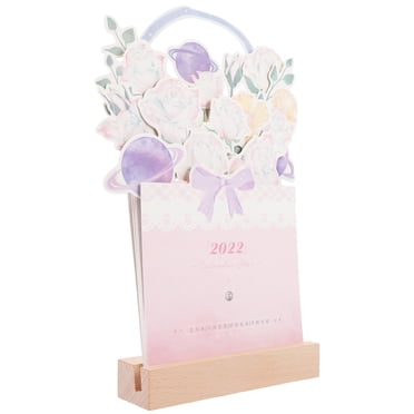 2020 Floral Kraft Mini Desk Pad Calendar - Walmart.com