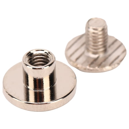 Book Binding Screw, Electroplated 200 Sets Round Flat Head Metal ...