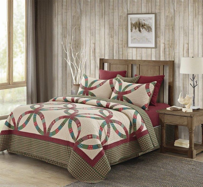 Primitive Ring - Quilt and Sham Set - Queen / Full Size - Walmart.com