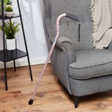 Equate Mobility Adult Offset Handle Cane, Polka Dot HSA/FSA Eligible ...