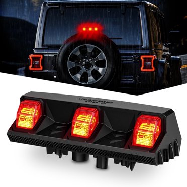 Xprite 19.7" High-Mount LED Brake Lights for Jeep Wrangler JK JKU ...