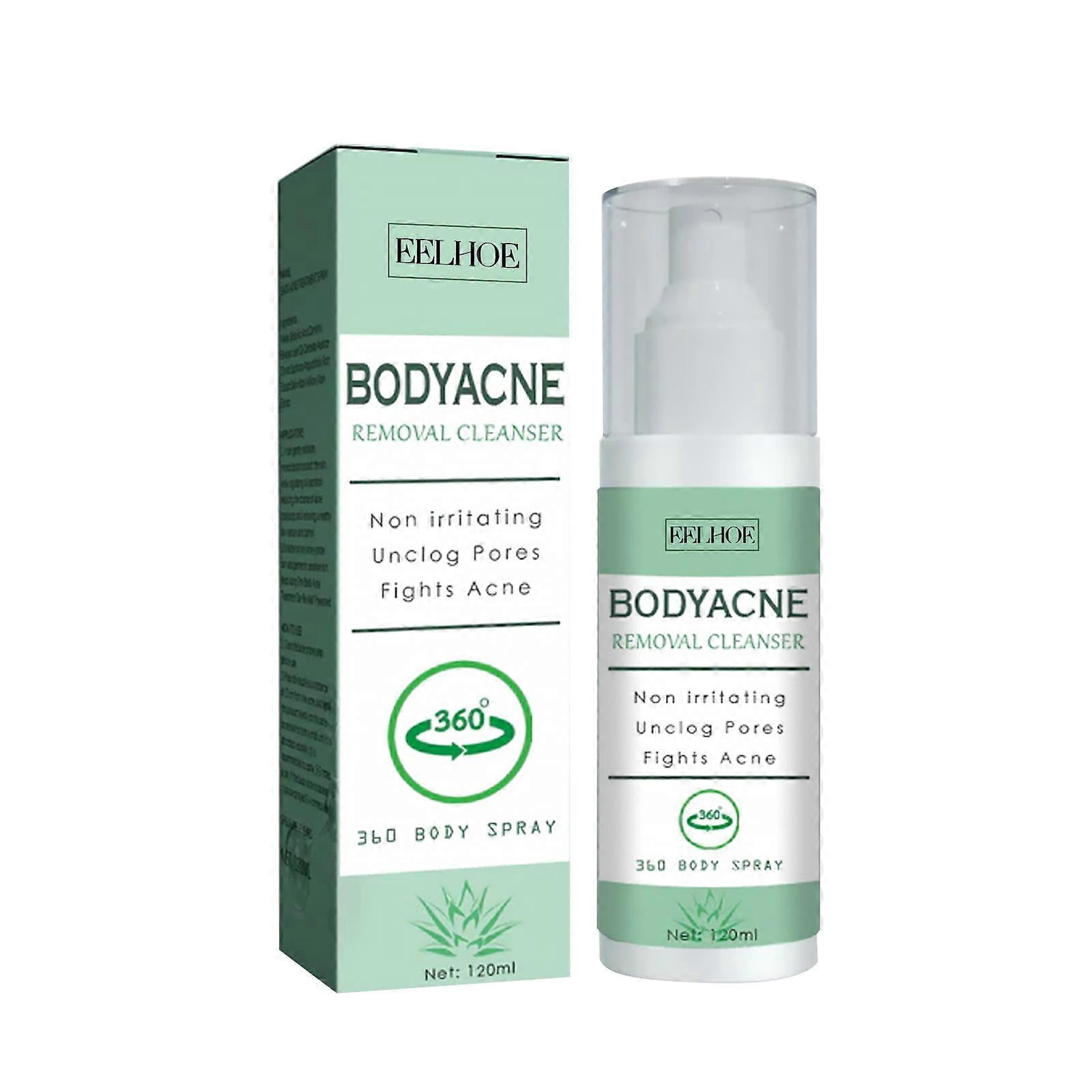 Eelhoe Body Acne Cleaning Spray Deep Cleansing Back Arm Smallpox ...