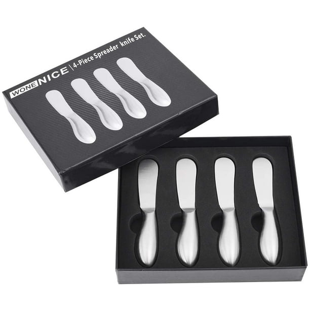 Cheese Spreader Knives, 304 Stainless Steel Cocktail Knives Spreaders ...