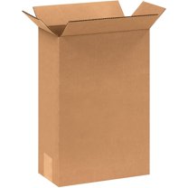 Box Partners Corrugated Boxes 8" x 4" x 12" Kraft 25/Bundle 8412 ...