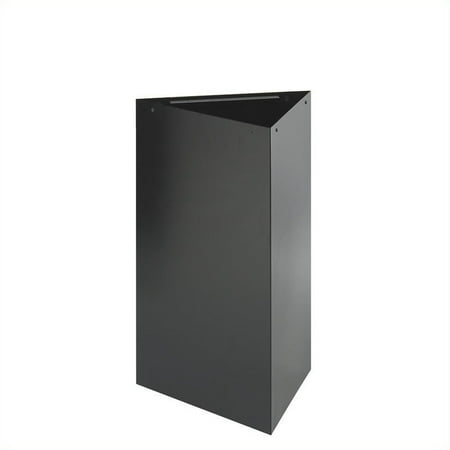 Scranton & Co 30"H Base for Trash Can/Recycling Receptacle in Black ...