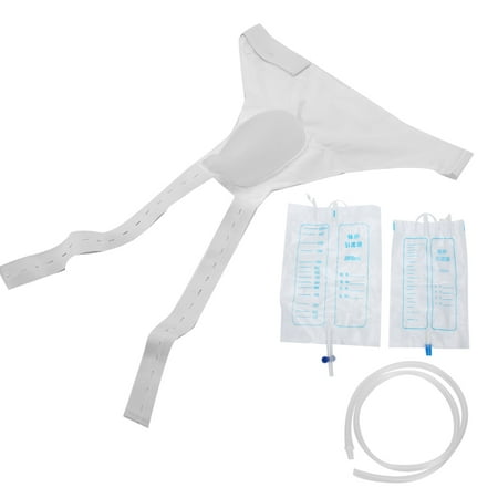 Backflow Prevention Urine Drainage Bag, Double Sealed Odor Containment ...
