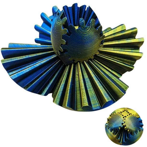 3D Printed Gear Ball Spins Ball Gear Fidgets Toy,3D Printed Work Or ...