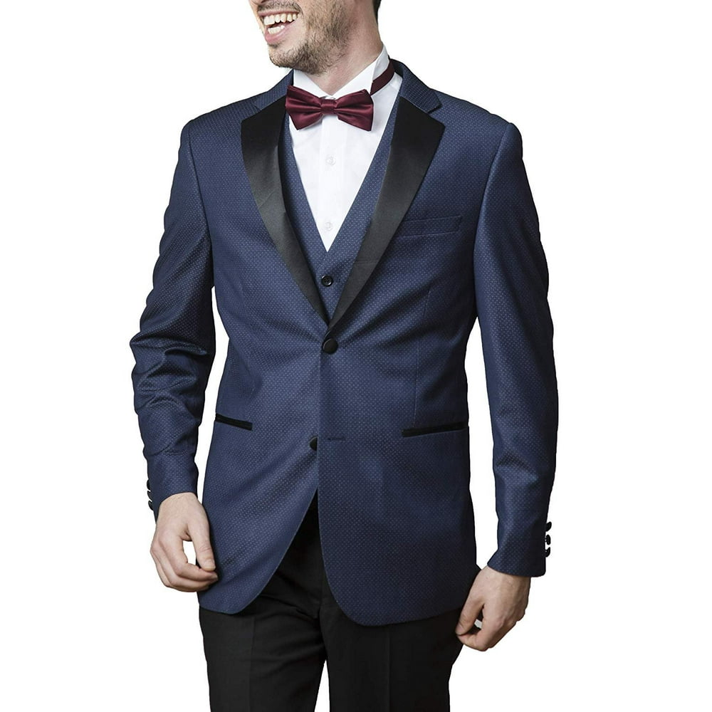 Caravelli - Caravelli Men's Slim Fit T62512U3-Piece Notch Lapel Formal ...