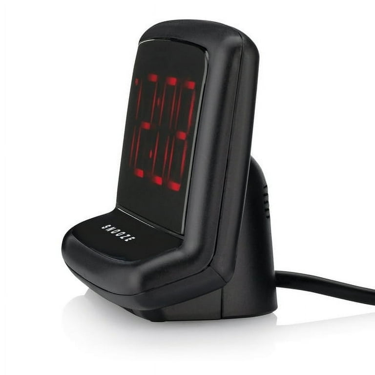 Mainstays Black Electric Digital Alarm Clock With Large 14 Led